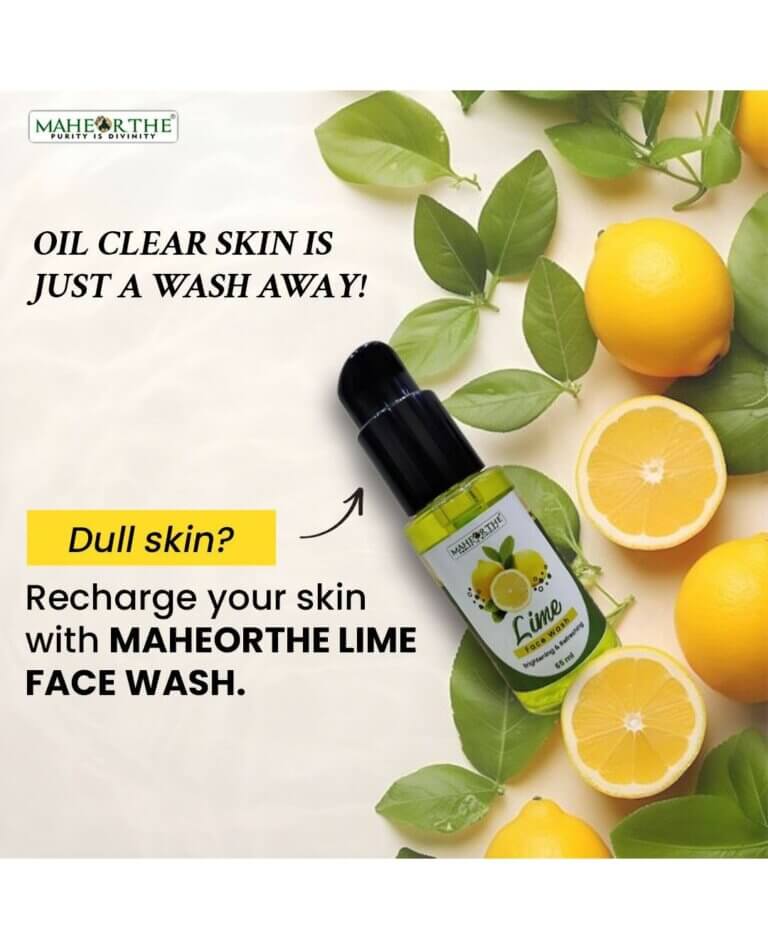Lime Face Wash (65ml) – Maheorthe